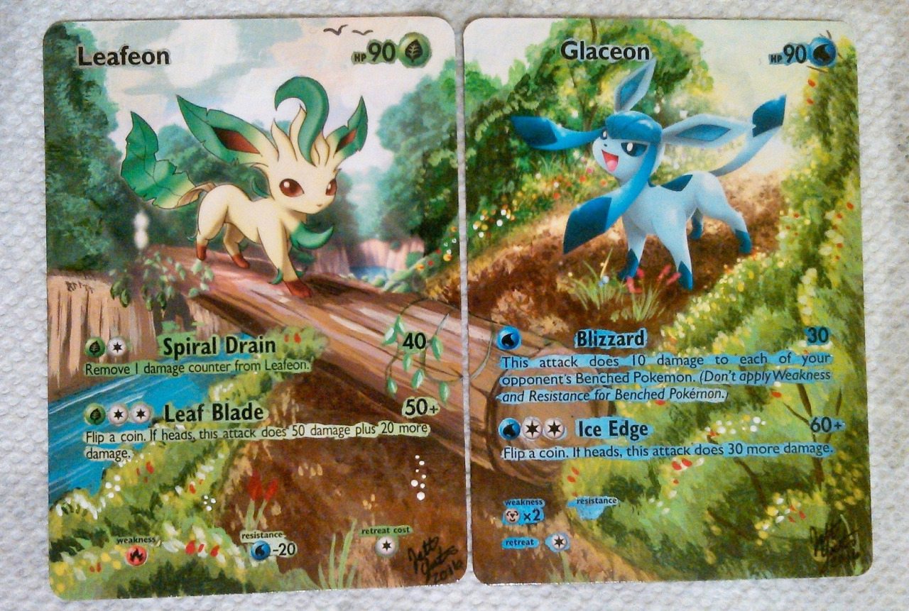 Un fan realizza Carte Pokémon con meravigliosi sfondi personalizzati ...