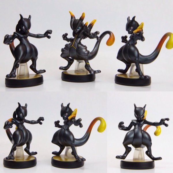 Una fan realizza un bellissimo amiibo di Mewtwo Nero! - Pokémon Millennium