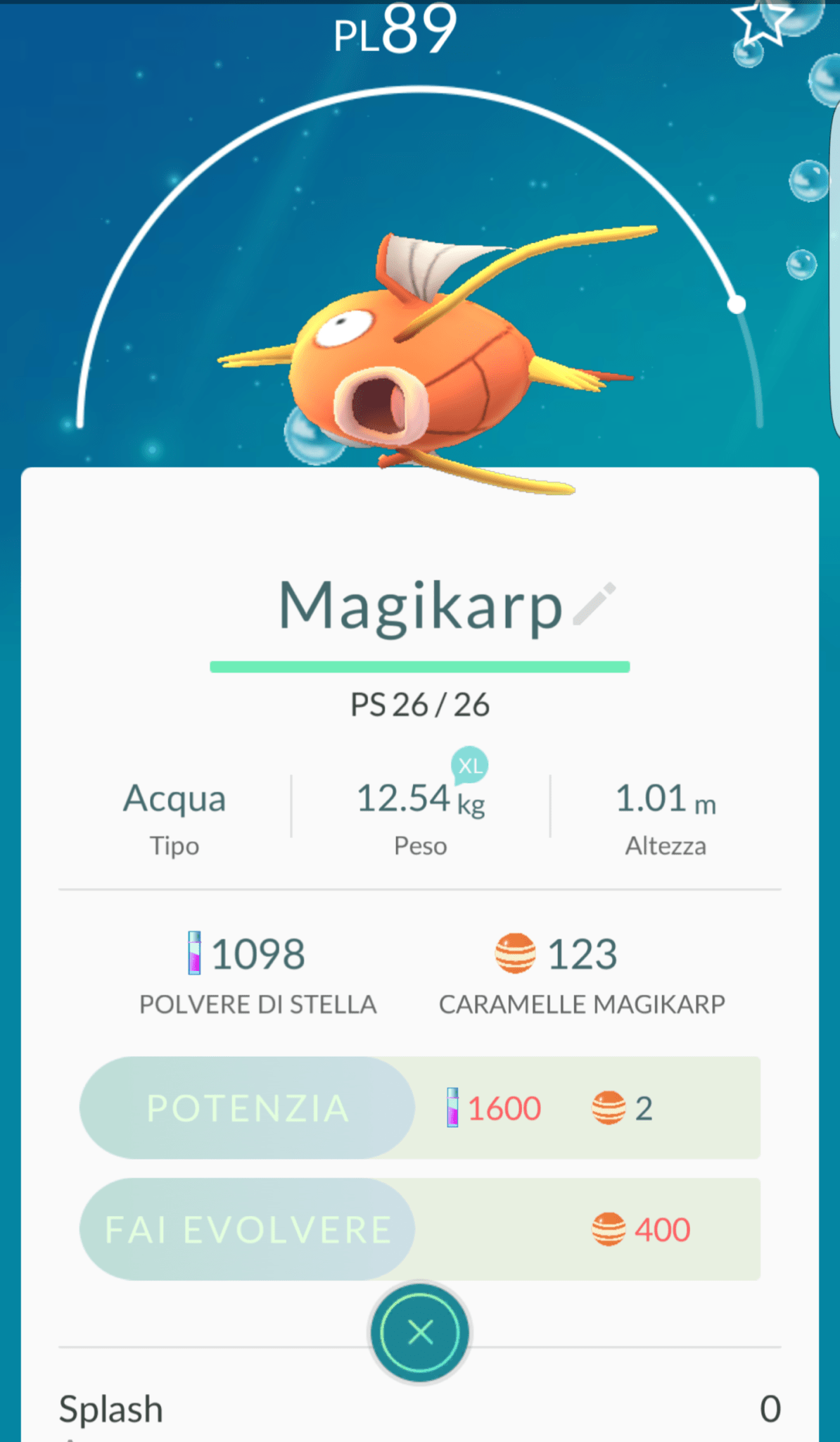 Solo chi riesce a far evolvere Magikarp può essere considerato Campione ...