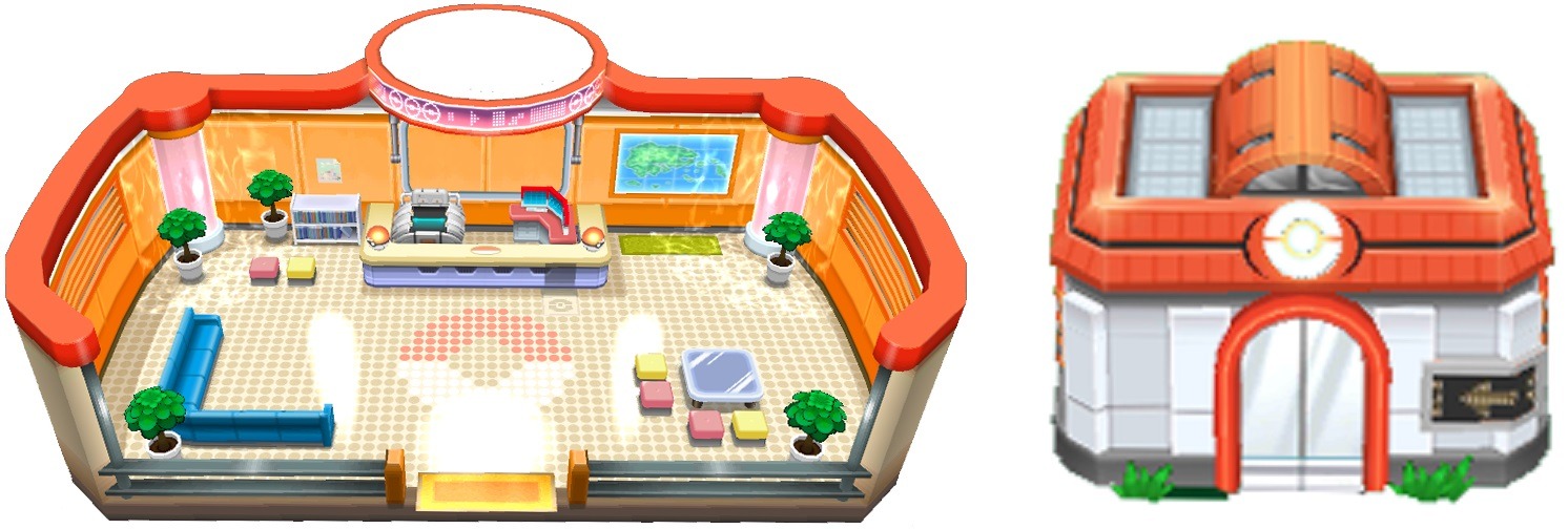 L'evoluzione del Centro Pokémon nel corso dei giochi - Pokémon Millennium