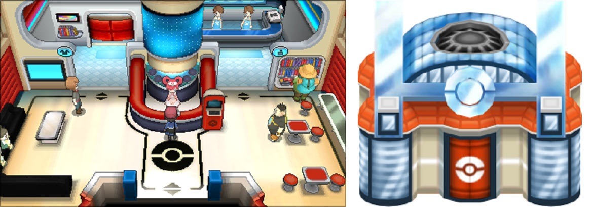 L'evoluzione del Centro Pokémon nel corso dei giochi - Pokémon Millennium
