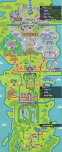 [SPOILER] La mappa integrale di Galar: tutti i dettagli - Pokémon ...