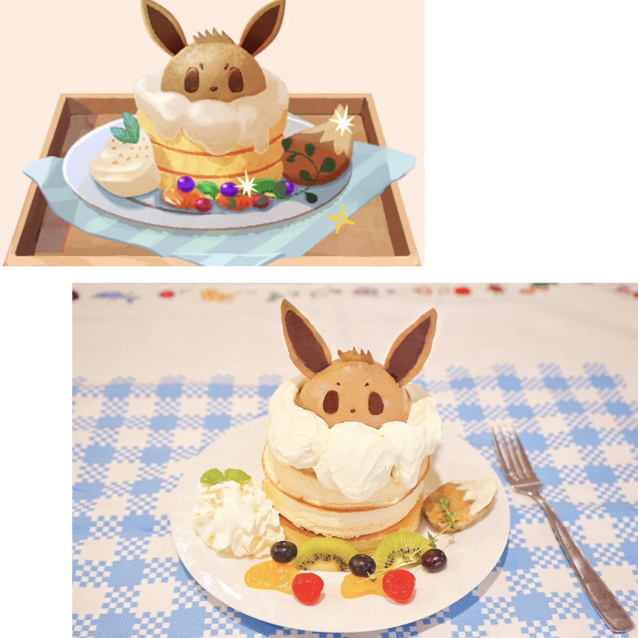 Un fan ricrea i pancake di Eevee presenti in Pokémon Café Mix - Pokémon ...
