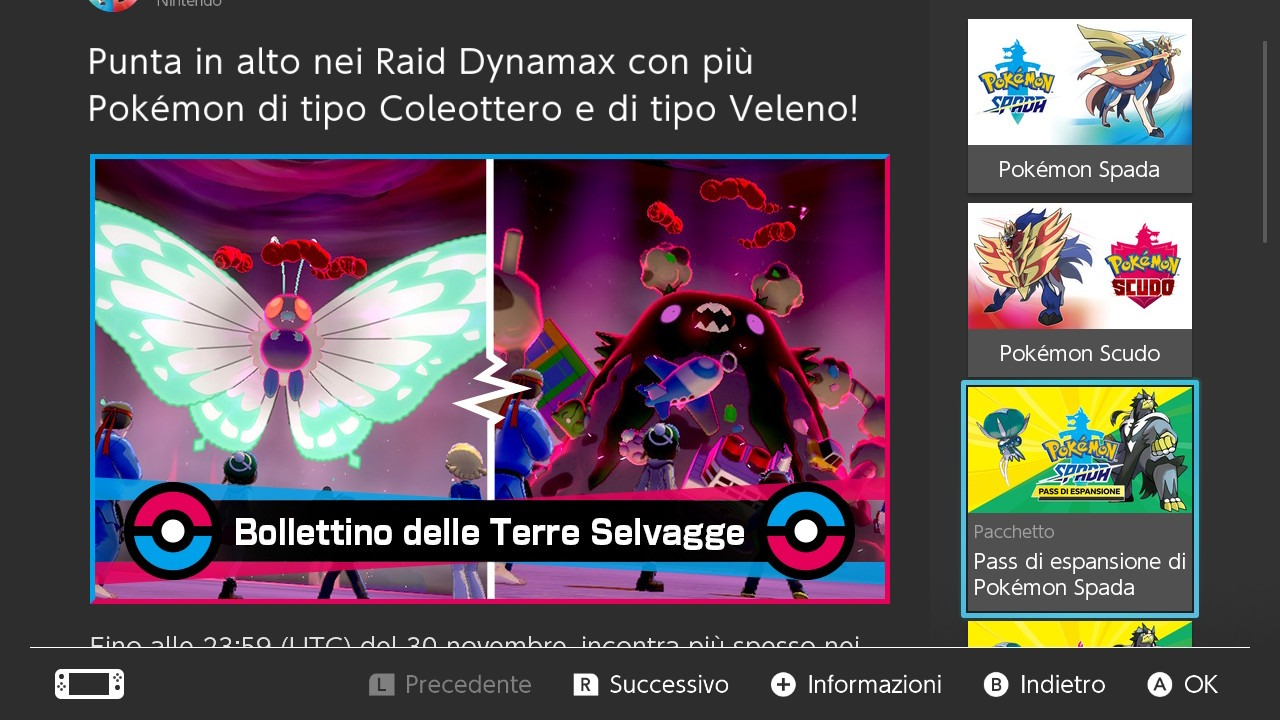 Molti Pokémon Veleno e Coleottero arrivano nei raid di Spada e Scudo ...