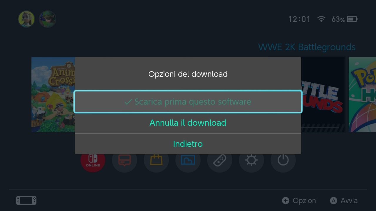 Una nuova icona dedicata a Nintendo Switch Online è stata aggiunta con ...