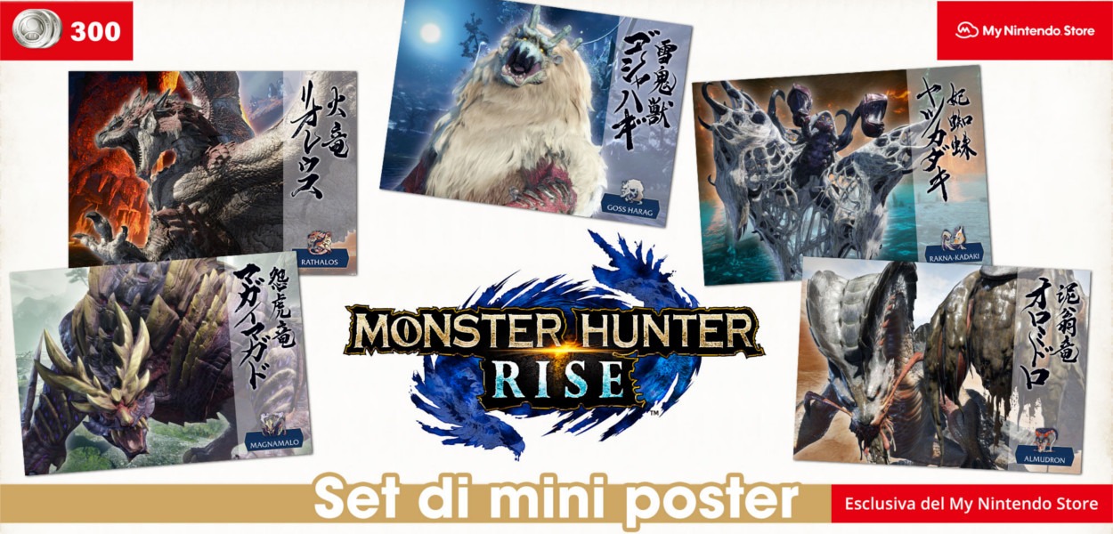 Monster Hunter Rise: disponibili i poster su My Nintendo - Pokémon ...