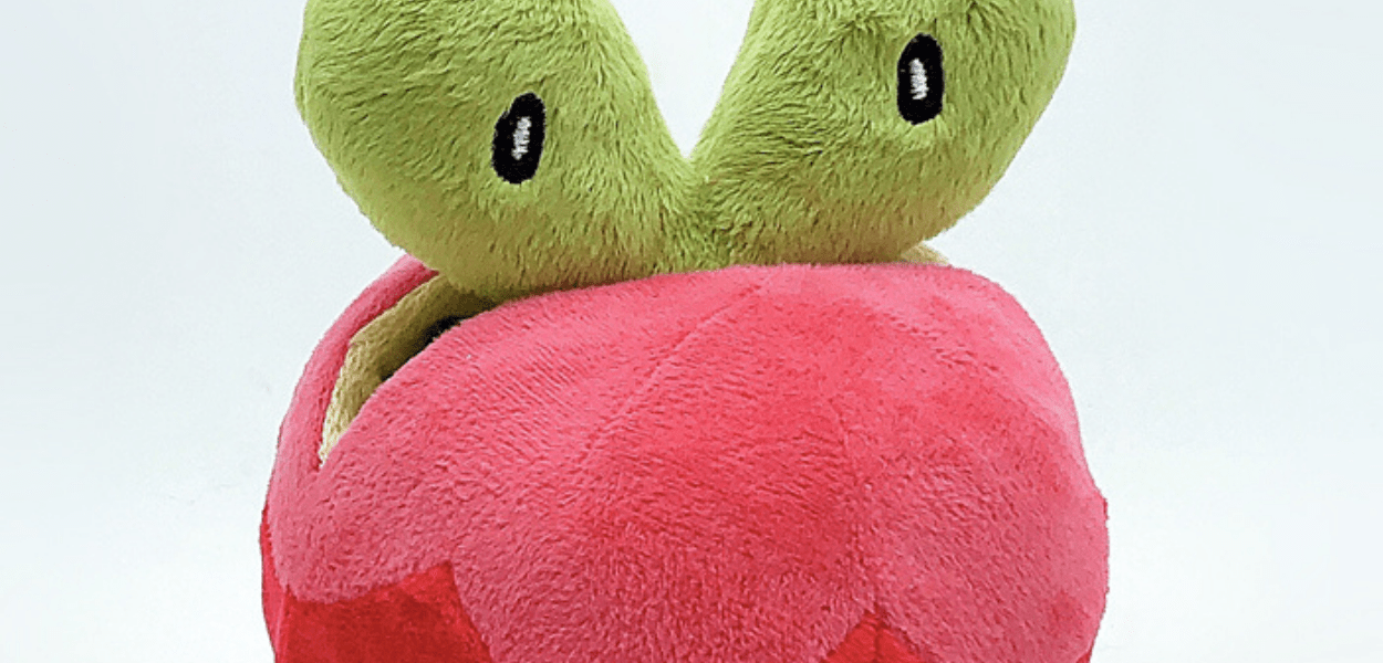 Un Fan Crea Un Adorabile Peluche Di Applin In Grado Di Uscire Dalla Sua Mela Pokémon Millennium
