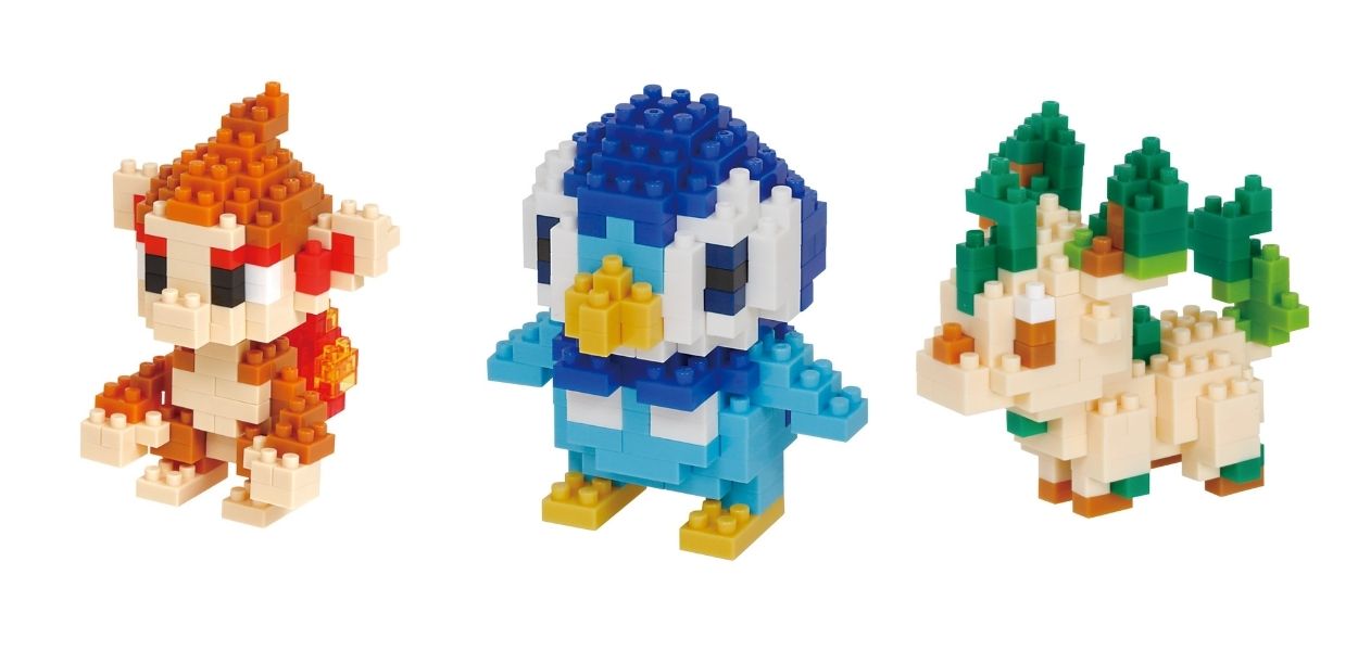 Svelati i Nanoblock dei Pokémon iniziali di Sinnoh e di tre Eevoluzioni ... Svelati i Nanoblock dei Pokémon iniziali di Sinnoh e di tre Eevoluzioni ...