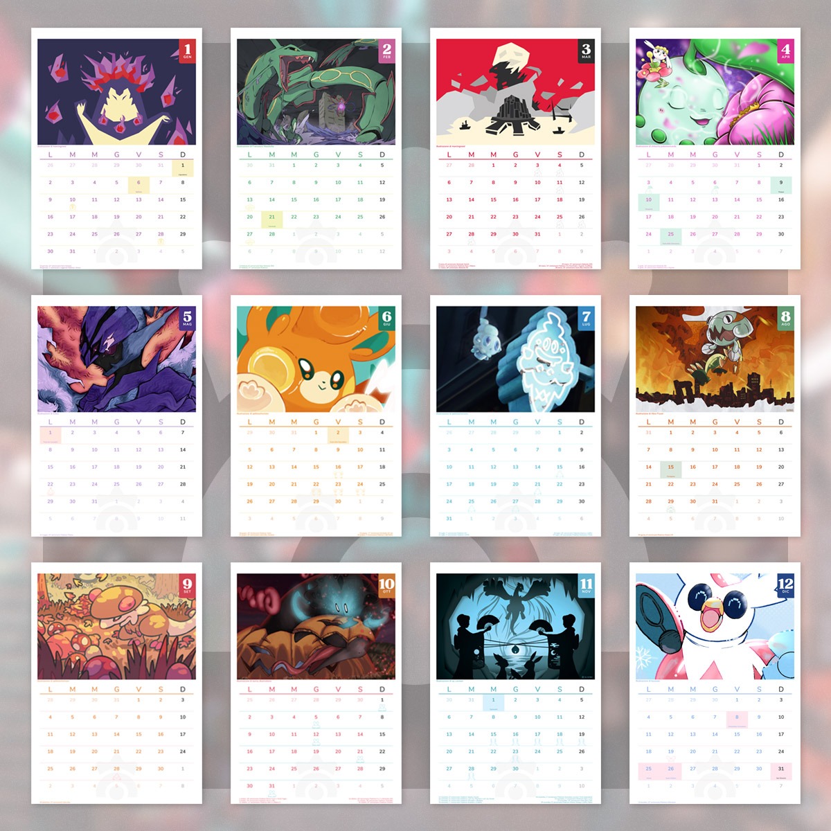 Il Calendario 2023 di Pokémon Millennium è arrivato! - Pokémon Millennium