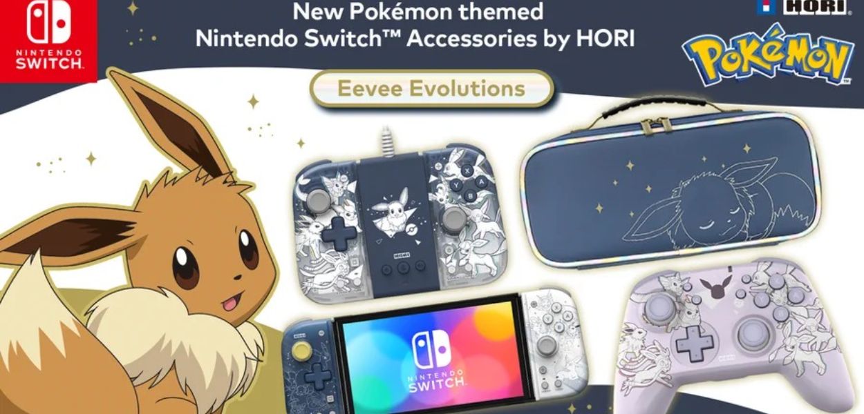 HORI annuncia nuovi accessori per Nintendo Switch dedicati a Eevee - Pokémon Millennium