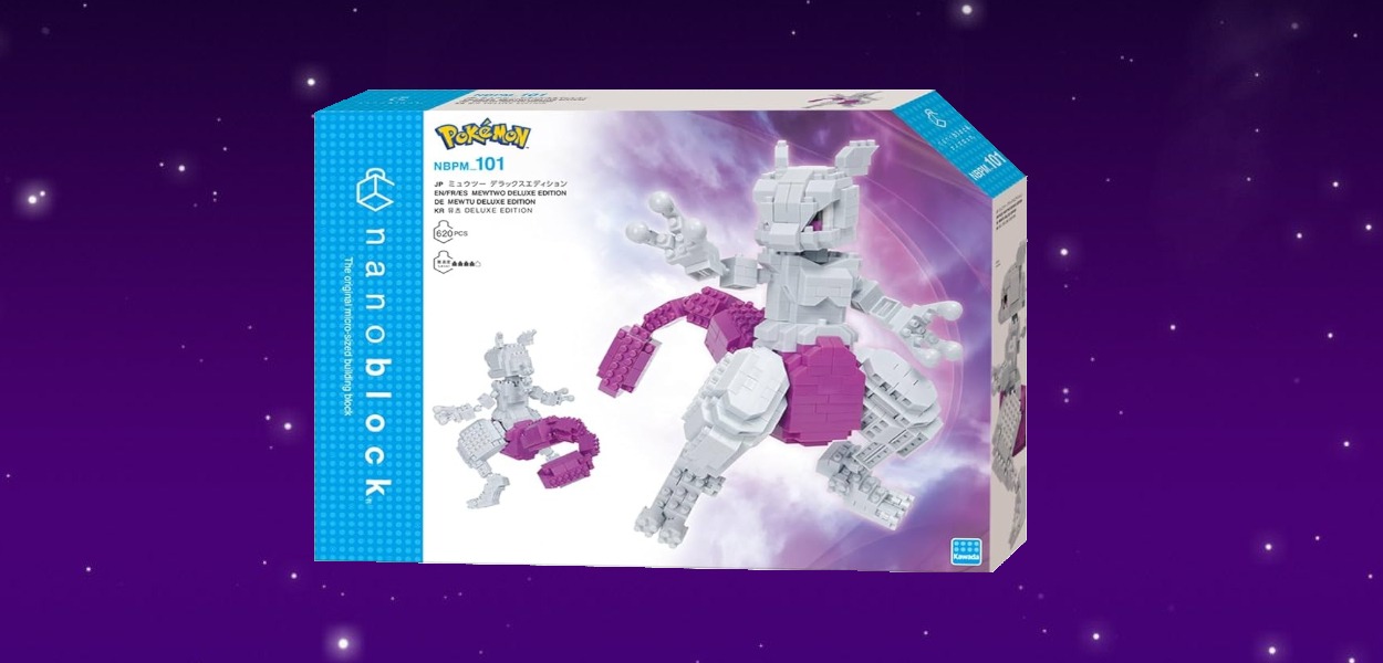 Disponibile ora il modellino Nanoblock del Pokémon Genetico Mewtwo ...