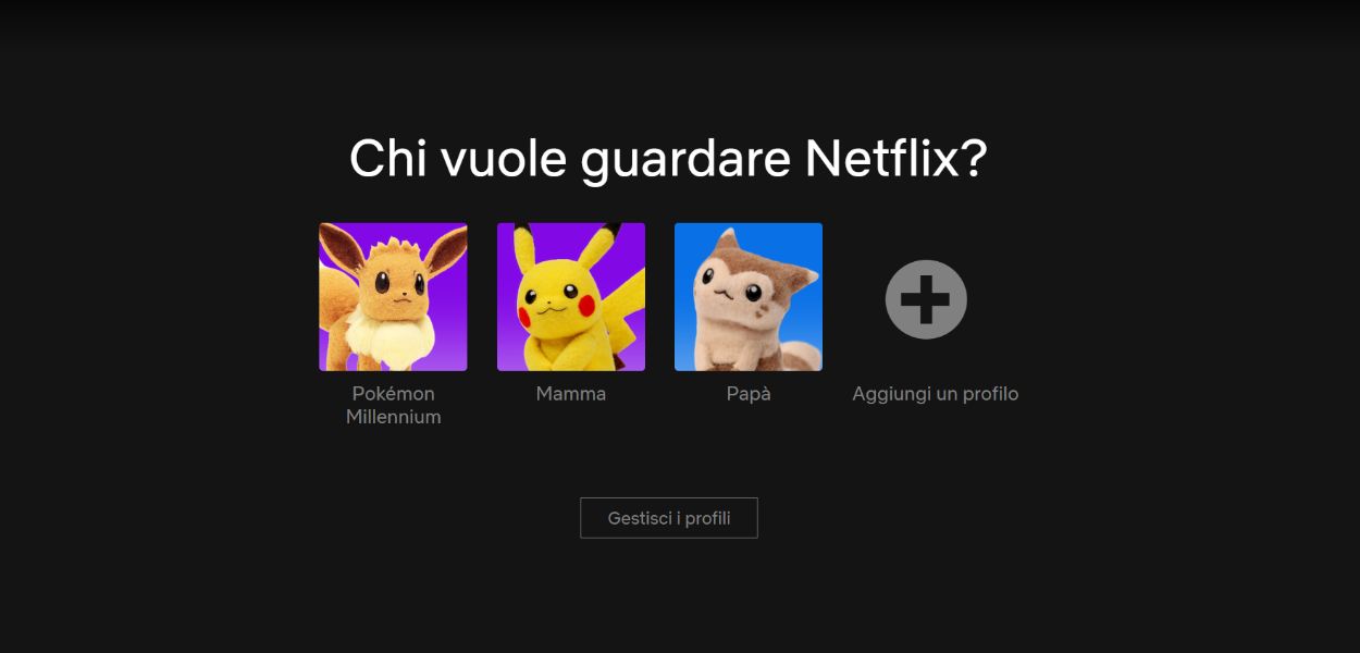 Ora è possibile scegliere i Pokémon tra le icone profilo di Netflix ...