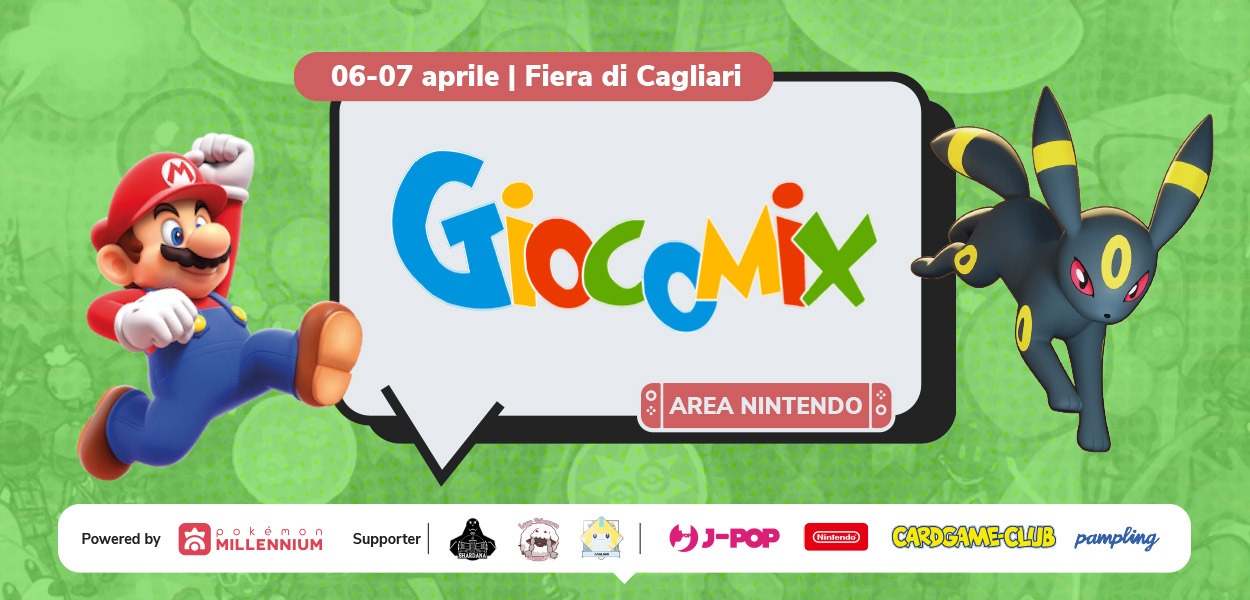 L’Area Nintendo di Pokémon Millennium ti aspetta al Giocomix di Cagliari il 6 e 7 aprile 2024 ...